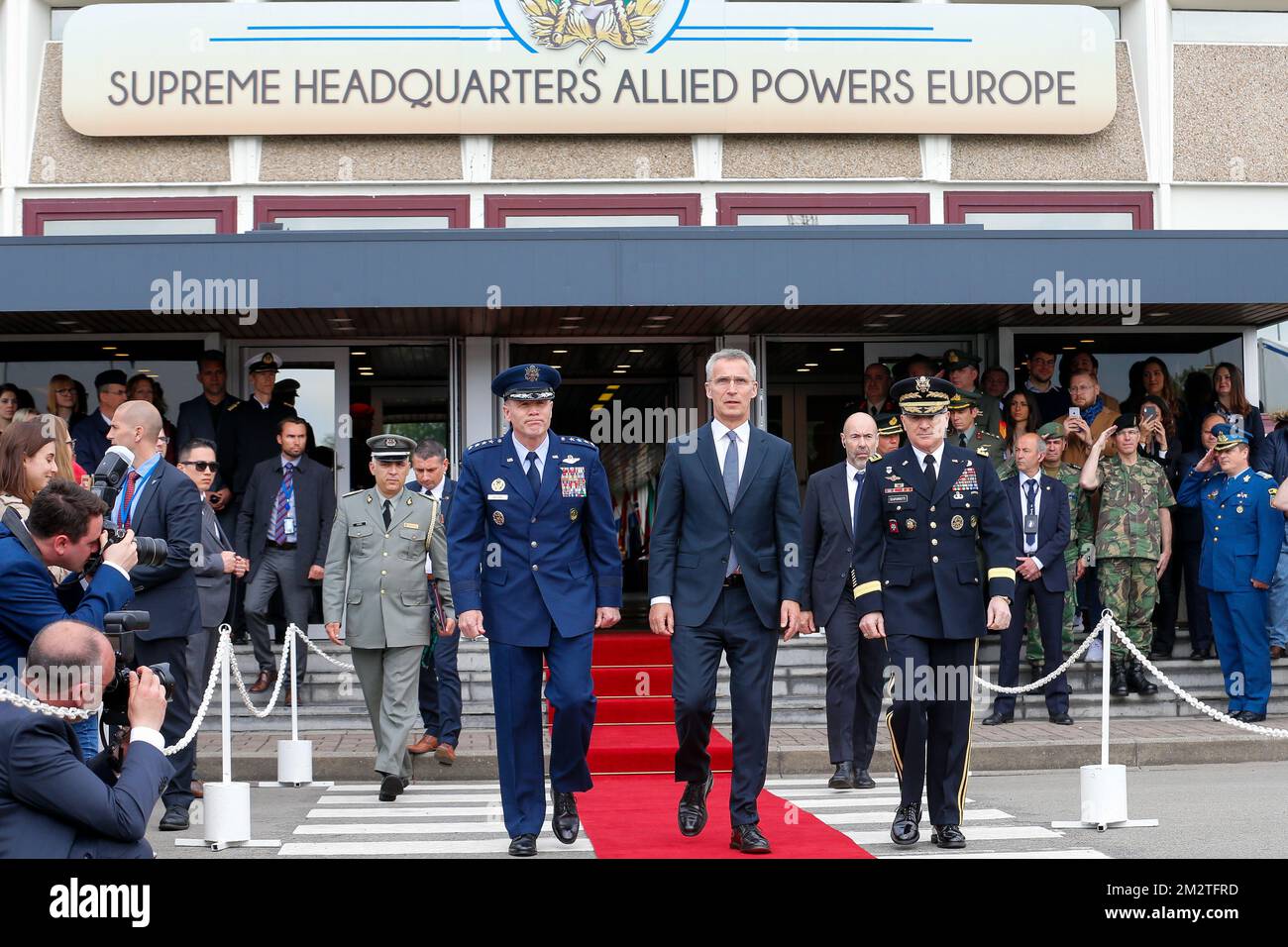 Supreme headquarters of allied powers in europe hi-res stock ...