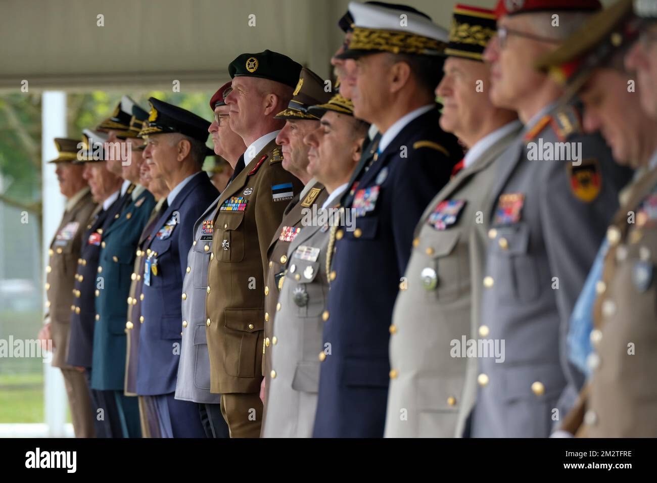 Illustration picture shows a ceremony to appoint the new Supreme Allied ...