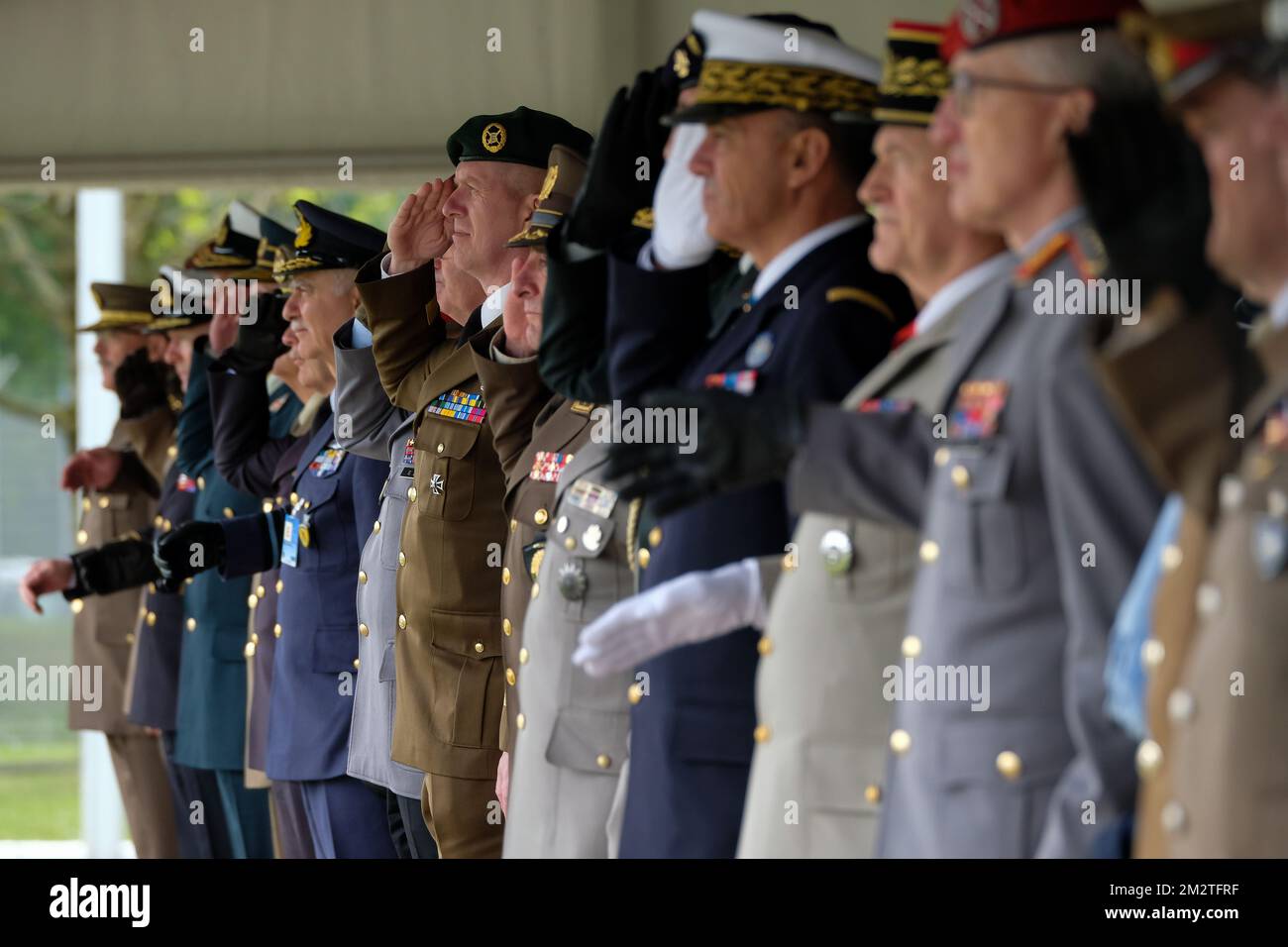 Illustration picture shows a ceremony to appoint the new Supreme Allied ...