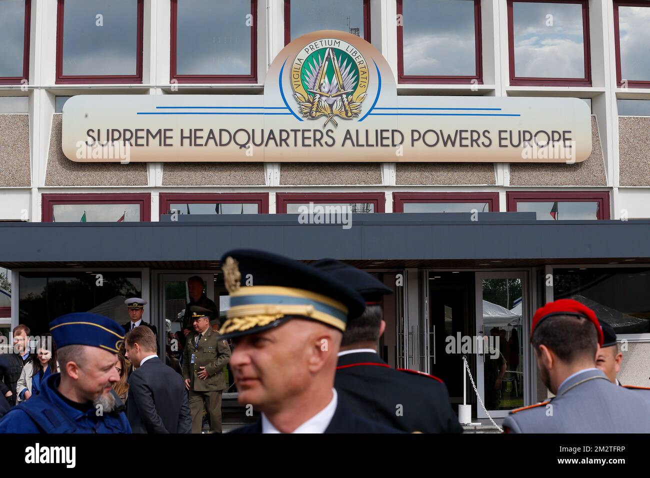 Supreme headquarters of allied powers in europe hi-res stock ...