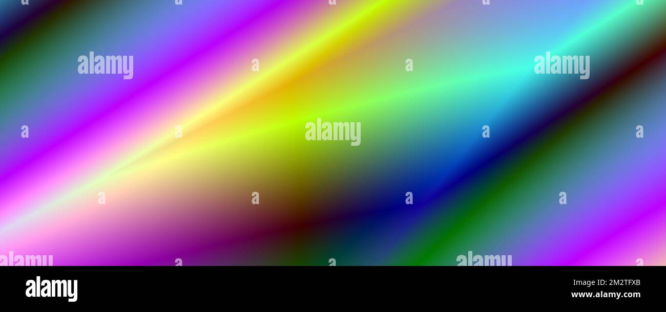 Neon colors art widescreen illustration design Stock Photo - Alamy