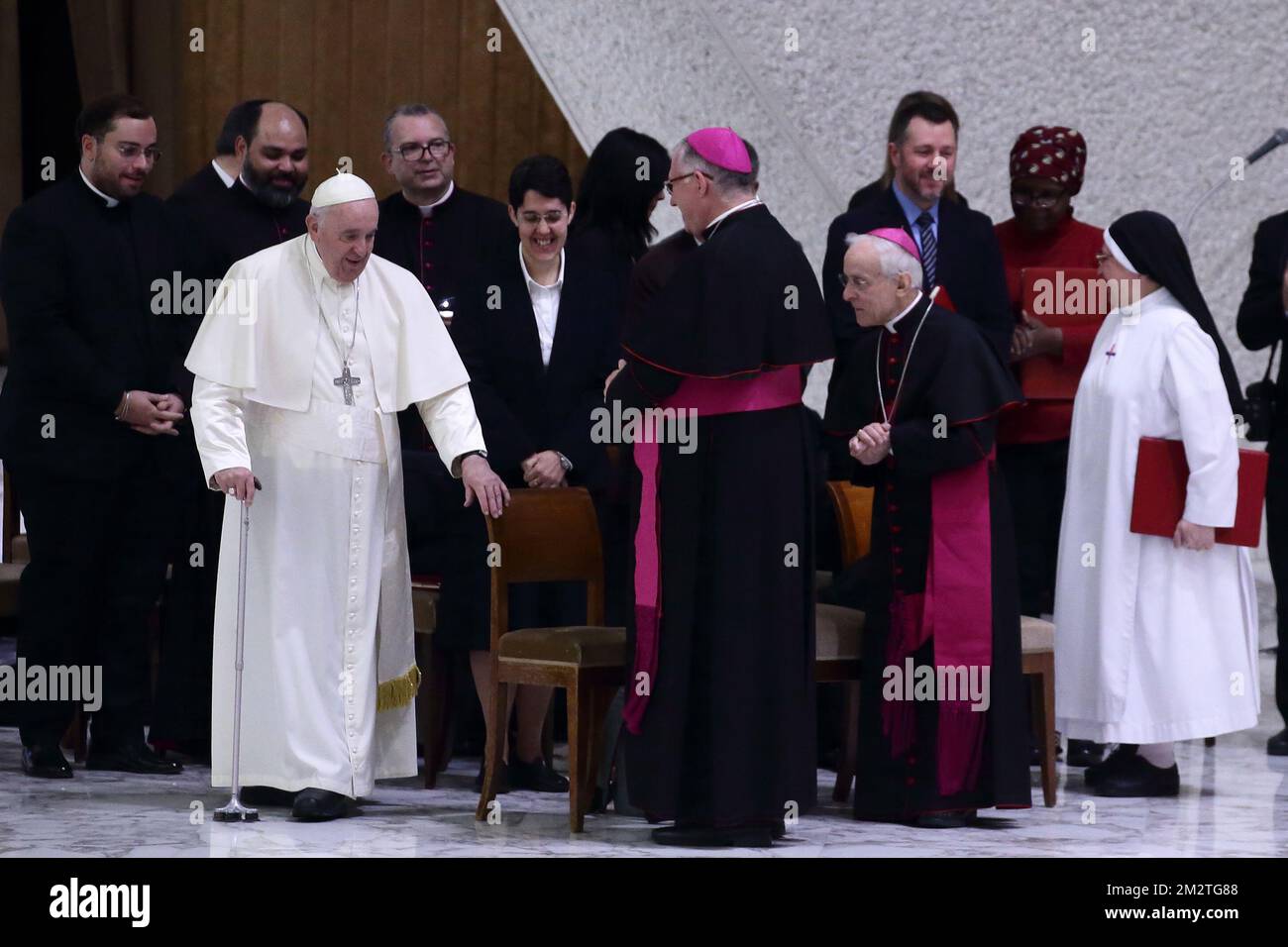 December 14, 2022 - POPE FRANCIS during his wednesday General Audience ...