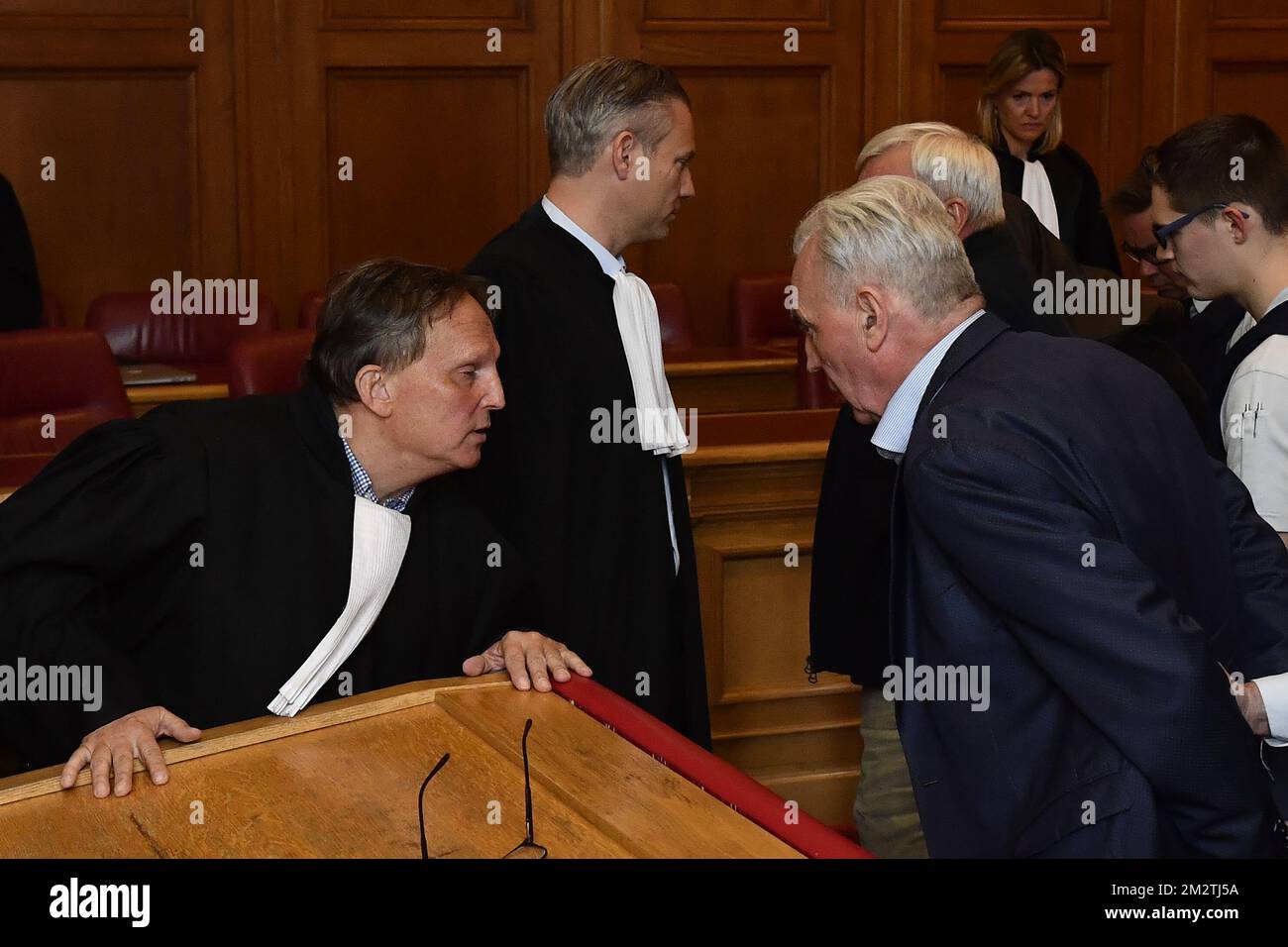 Lawyer Johan Platteau, Lawyer Walter Daemen and Andre Gyselbrecht ...