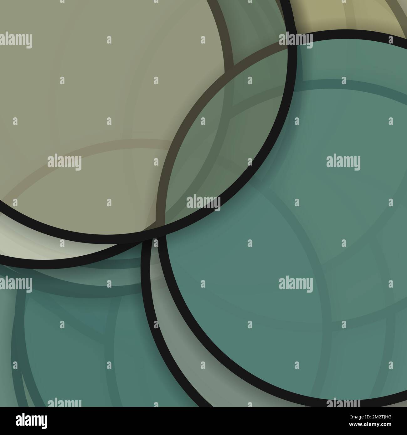 Circle shadows generative art background art illustration Stock Vector ...