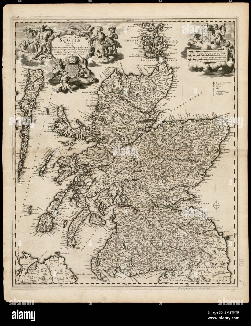 Exactissima Regni Scotiae tabula tam in septentrionalem et ...