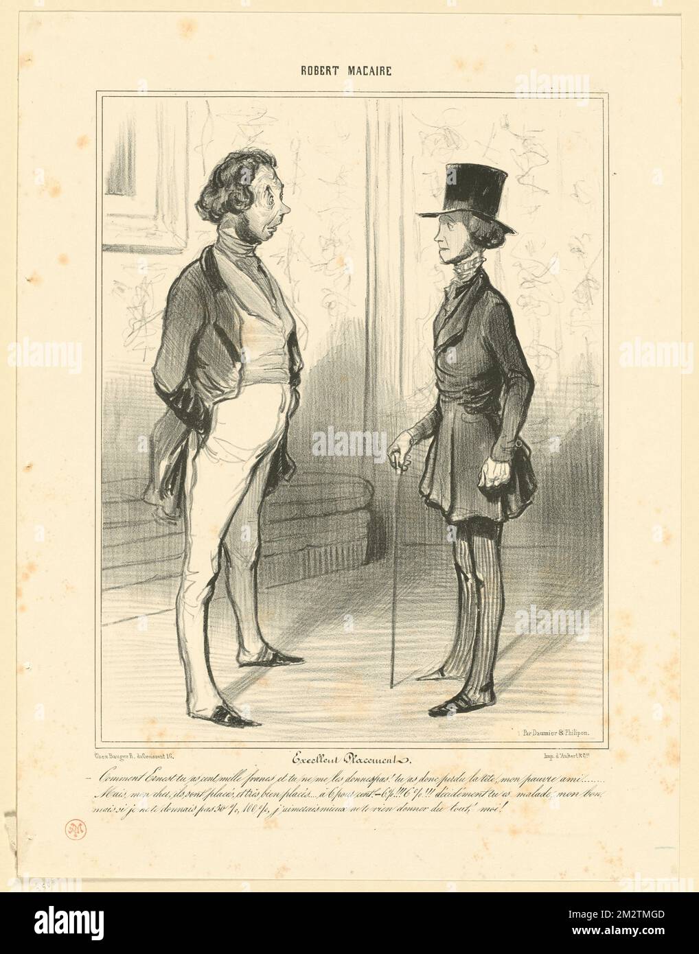 Daumier honore macaire hi-res stock photography and images - Alamy