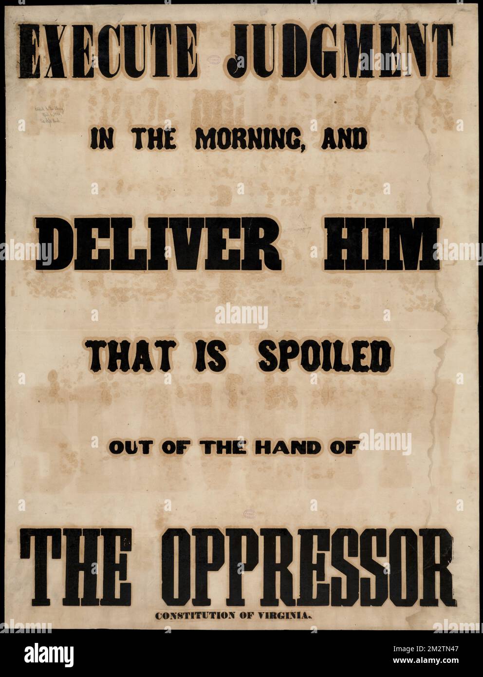 Execute judgment in the morning, and deliver him that is spoiled out of ...