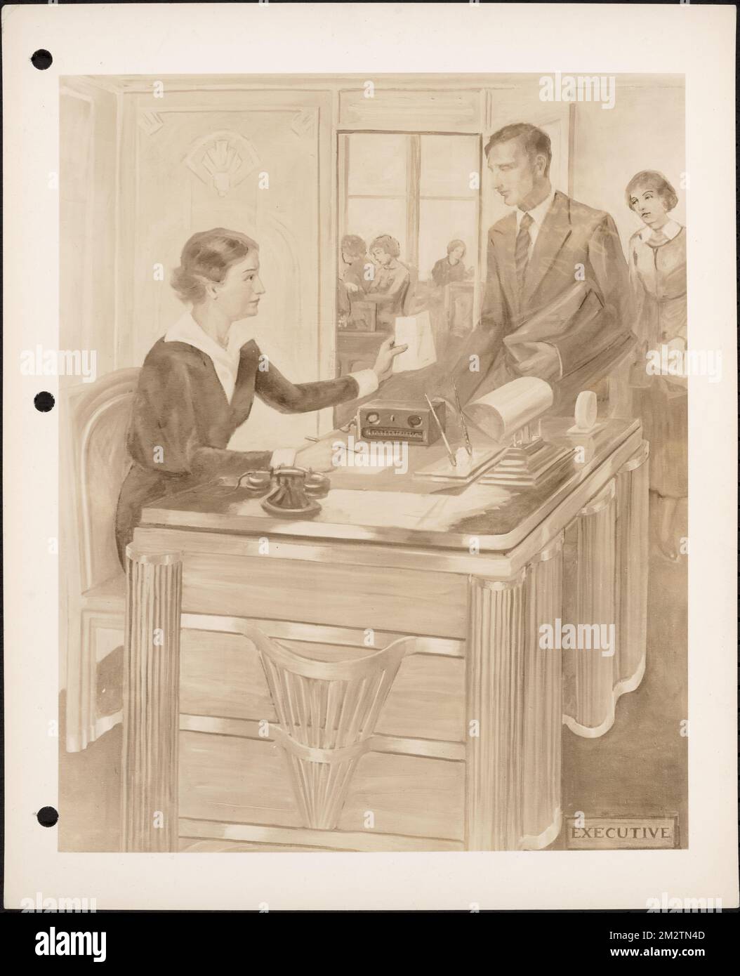 Executive , Business people, Office workers. The Massachusetts WPA ...