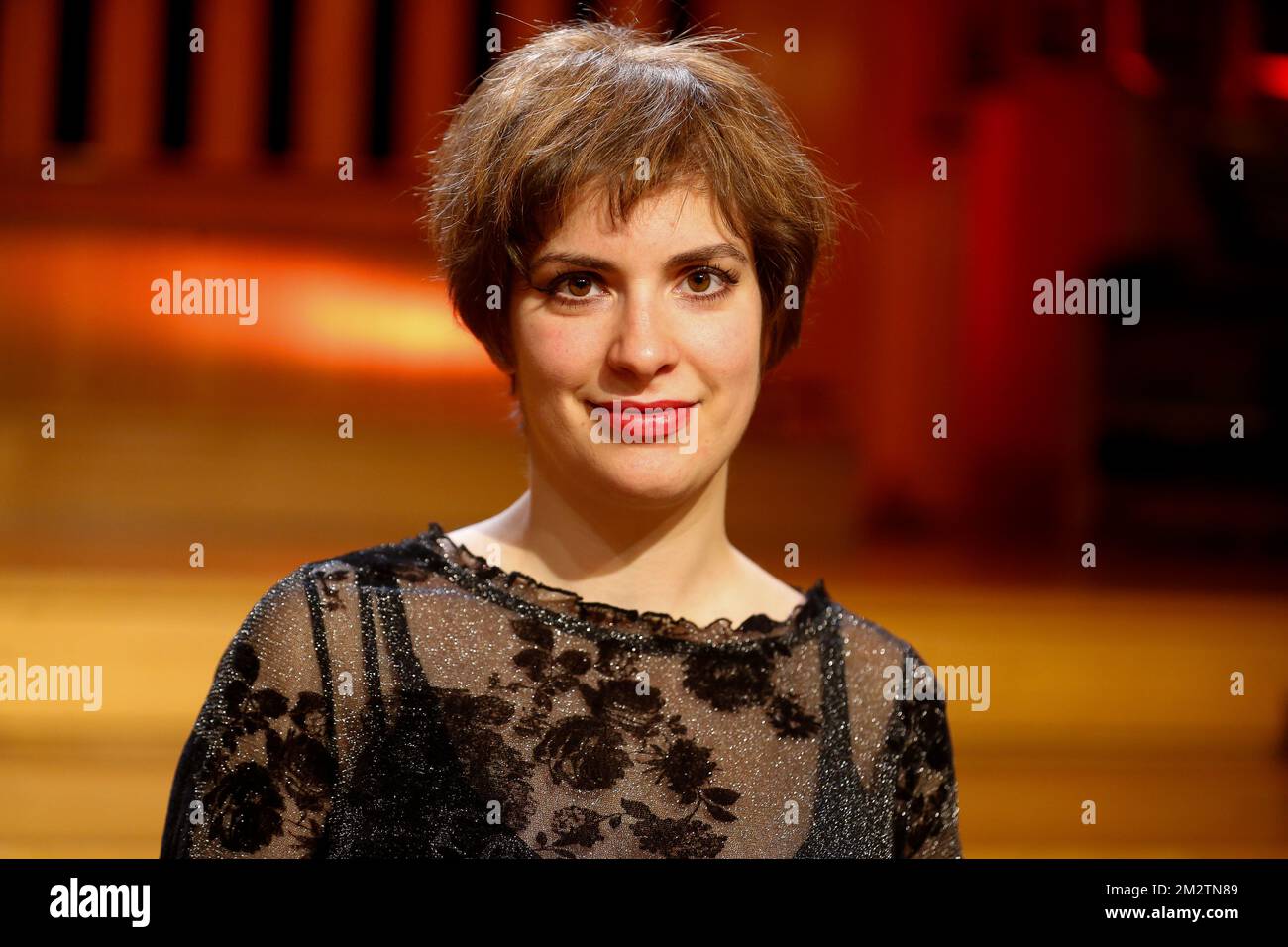 Iona Cristina Goicea poses for the photographer at the last session of ...
