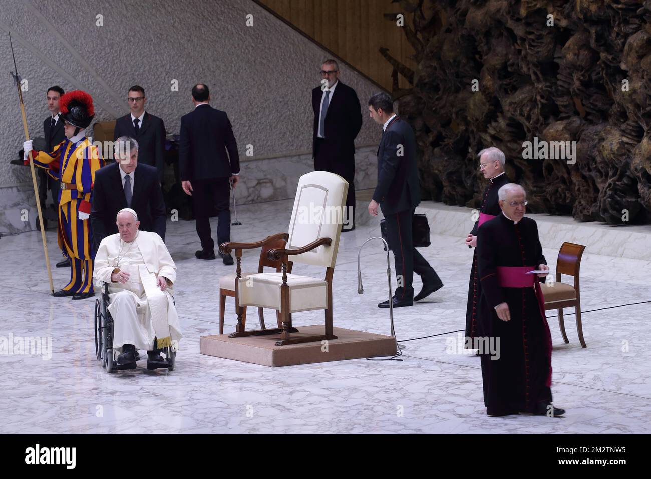 December 14, 2022 - POPE FRANCIS during his wednesday General Audience ...