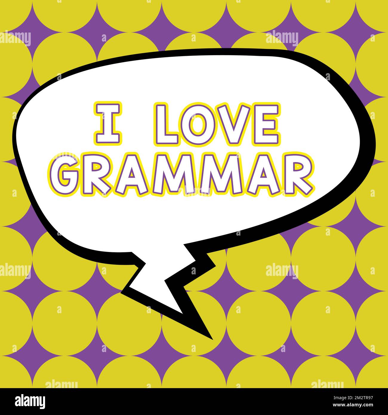 Hand writing sign I Love Grammar. Business concept act of admiring ...