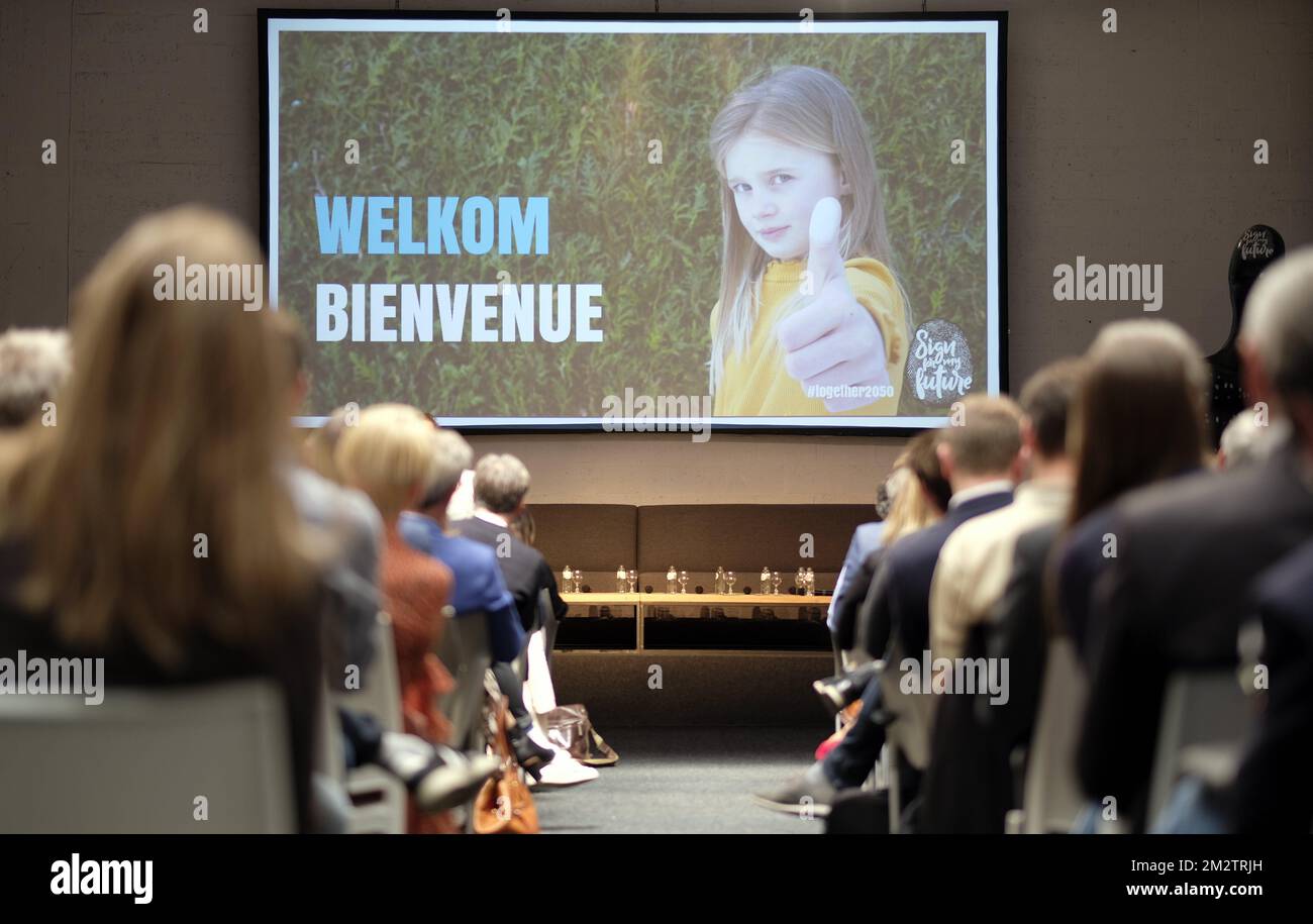 Illustration picture shows the closure of the climate initiative 'Sign ...