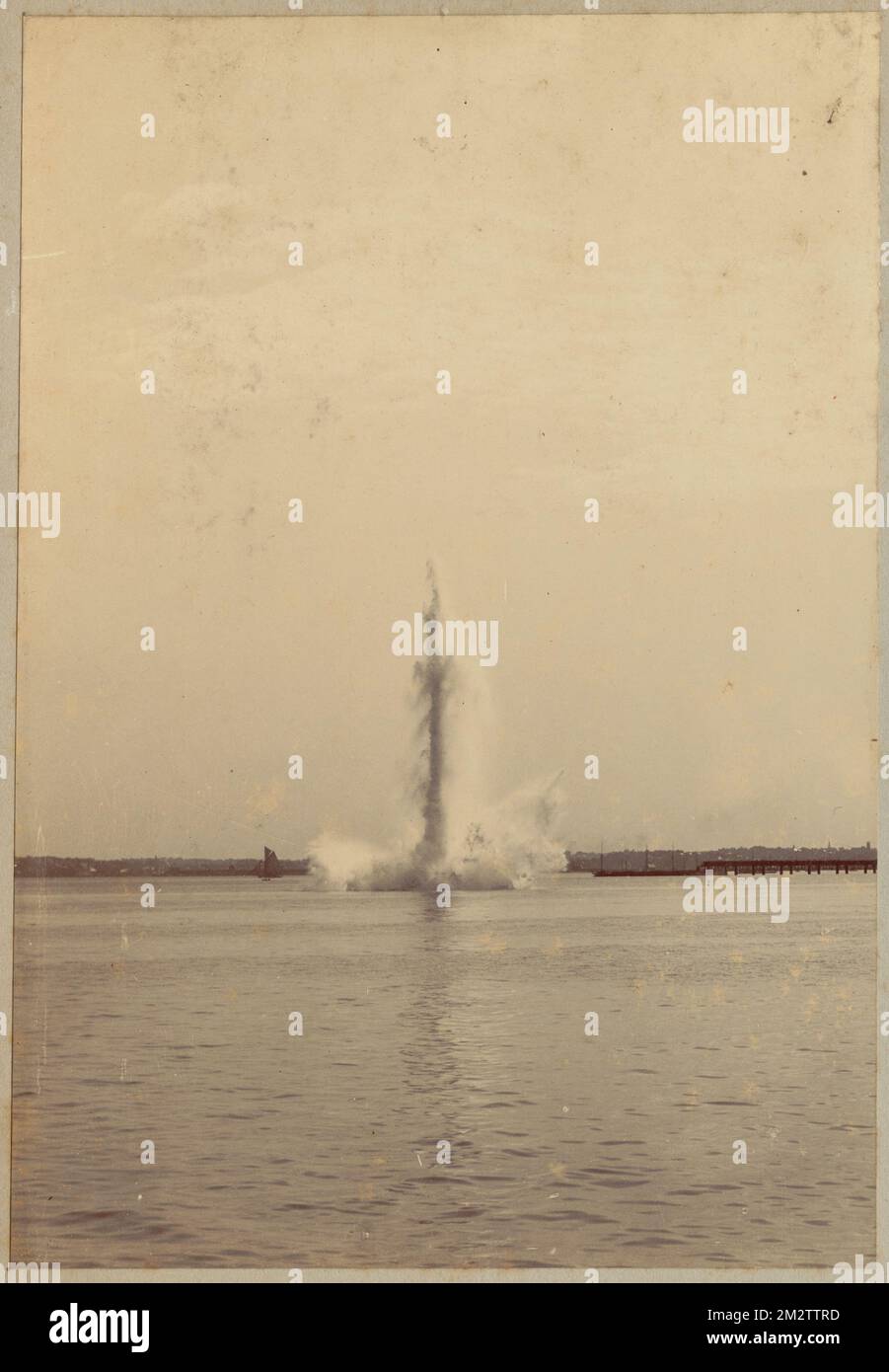 Explosion in water , Bodies of water, Explosions Edgar Sutton Dorr ...