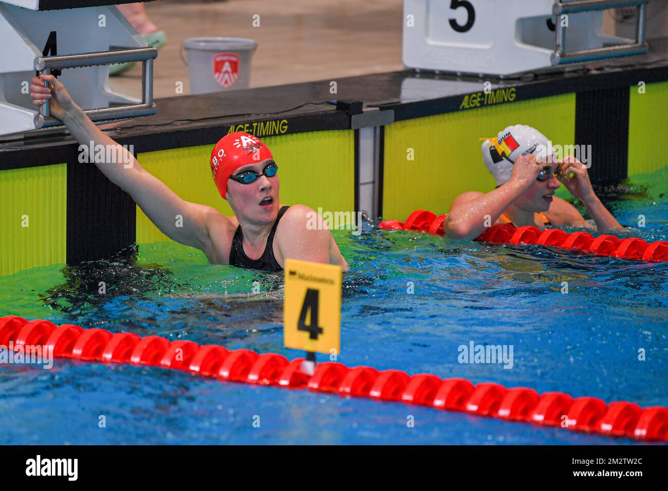 Belgian Kimberly Buys pictured during the first day of the Belgian ...