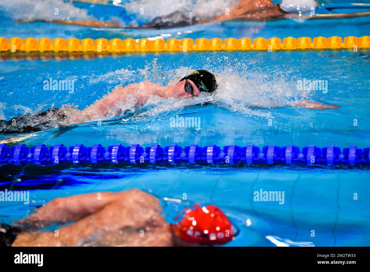 Belgian Thomas Thijs pictured during 200 meter freestyle men at the ...