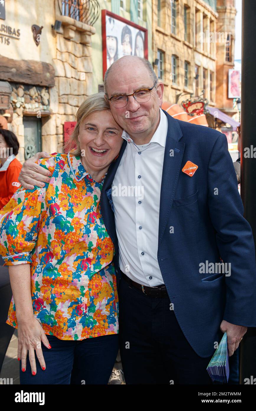 Flemish Minister of Education Hilde Crevits and Minister of Justice ...