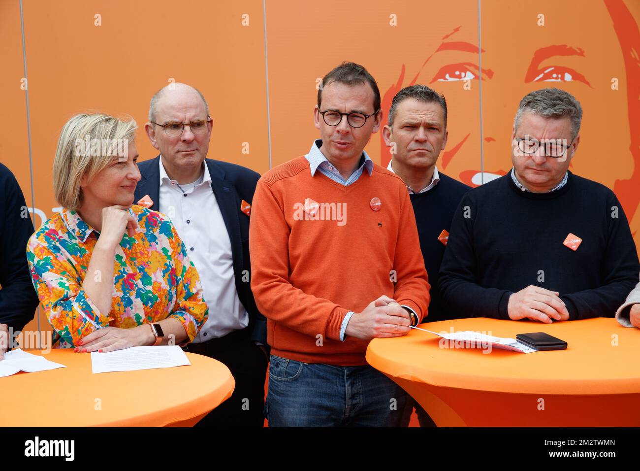Flemish Minister of Education Hilde Crevits, Minister of Justice Koen ...