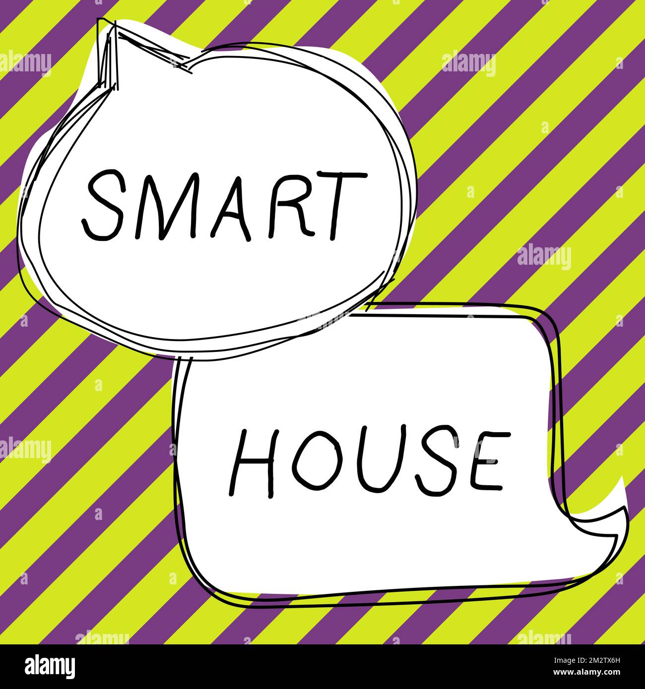 Text showing inspiration Smart House. Business overview homes that have ...