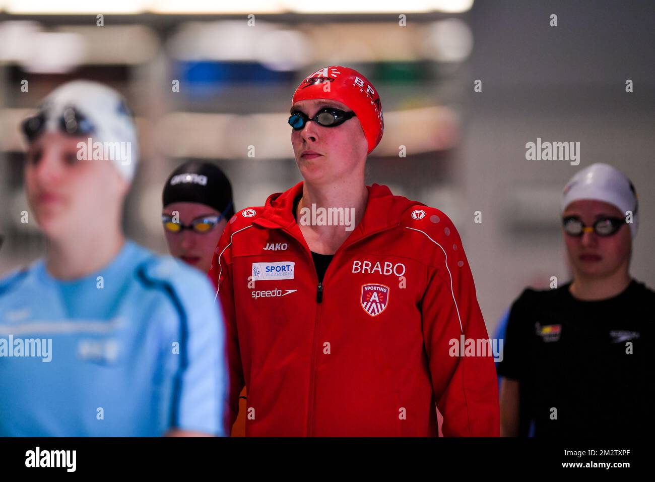 Belgian Kimberly Buys pictured ahead of the women's 50m butterfly at ...