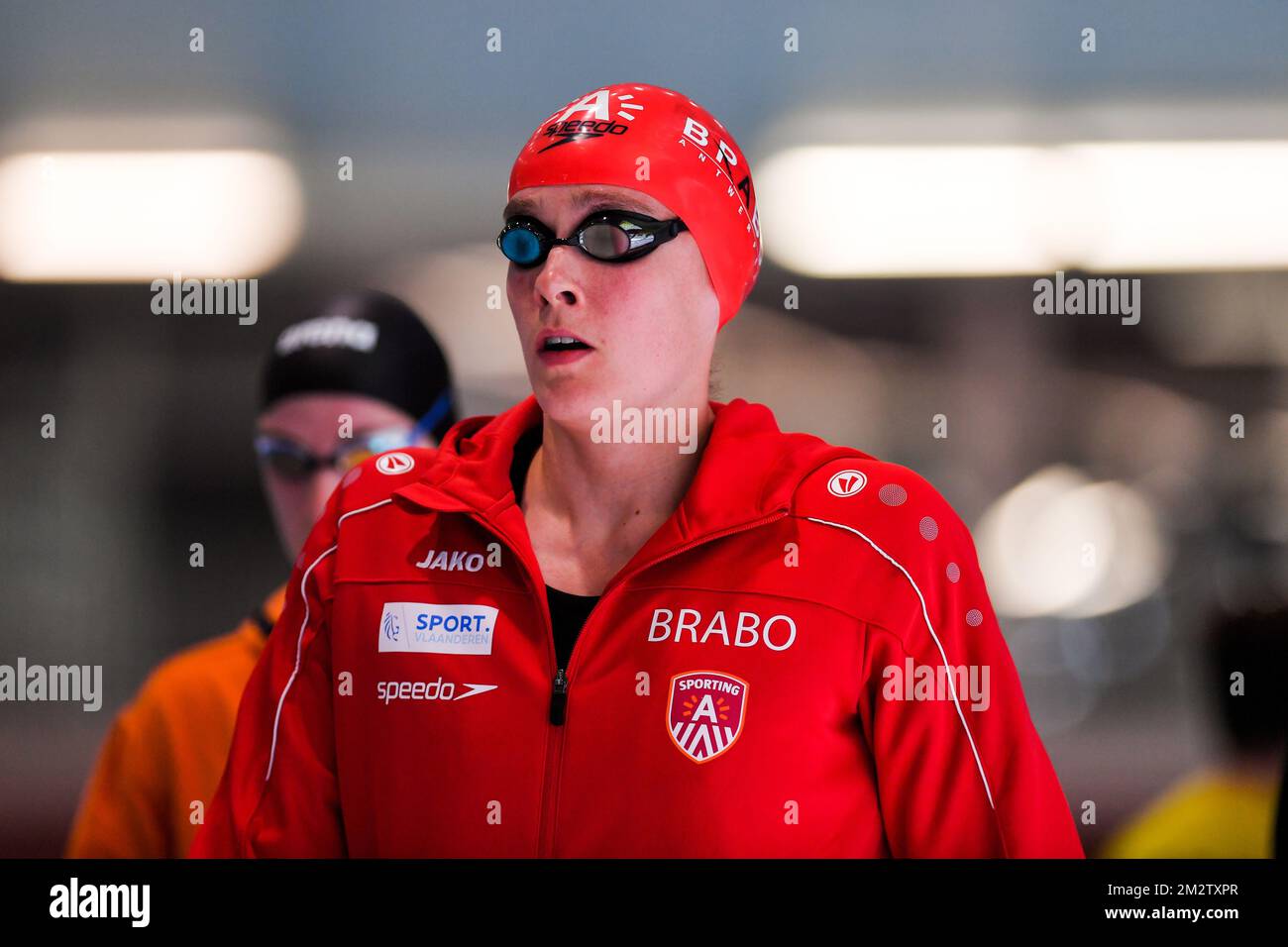 Belgian Kimberly Buys pictured ahead of the women's 50m butterfly at ...
