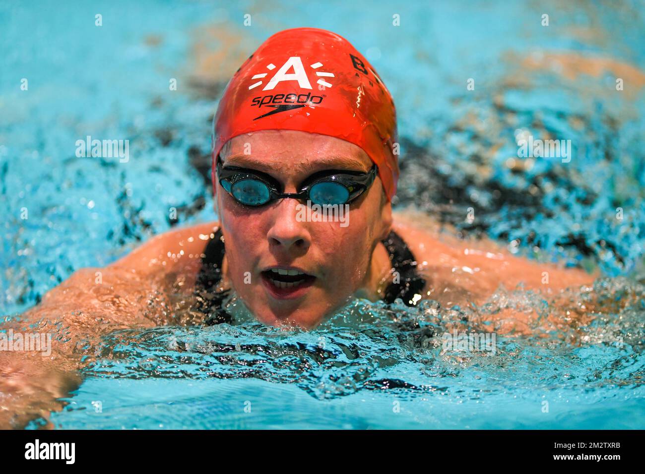 Belgian Kimberly Buys pictured after the women's 50m butterfly at the ...