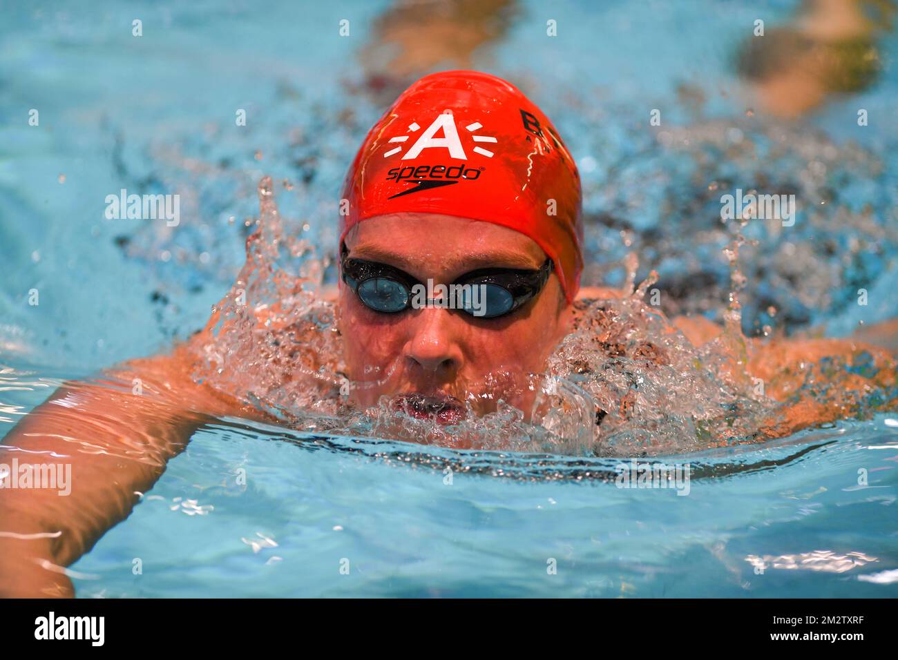 Belgian Kimberly Buys pictured after the women's 50m butterfly at the ...