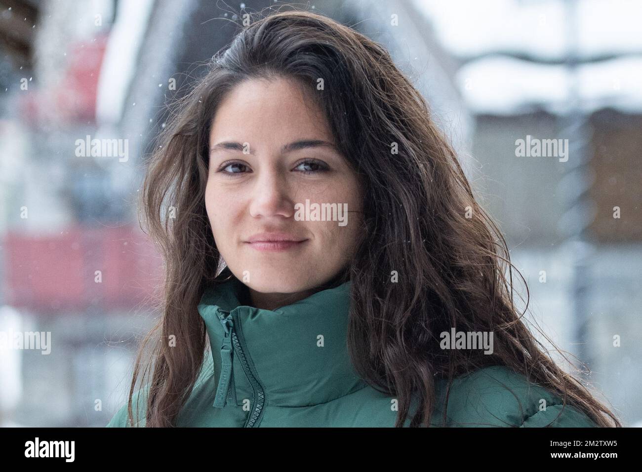 Bourg-Saint-Maurice, France on December 14, 2022. Ophelie Bau attending ...