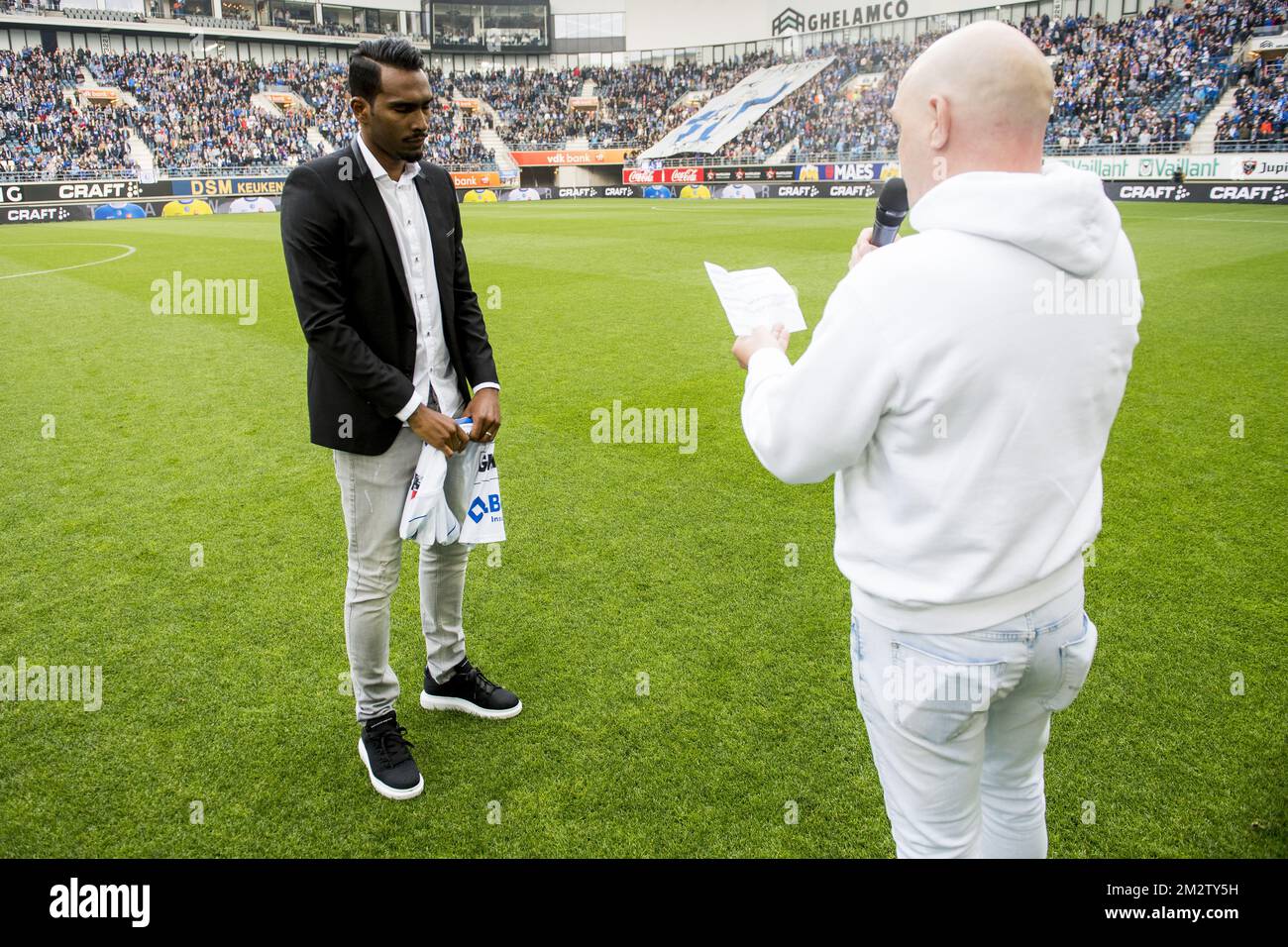 Renato Neto pictured before a soccer match between KAA Gent and RSC ...