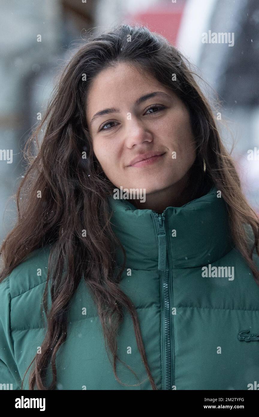 Bourg-Saint-Maurice, France on December 14, 2022. Ophelie Bau attending ...