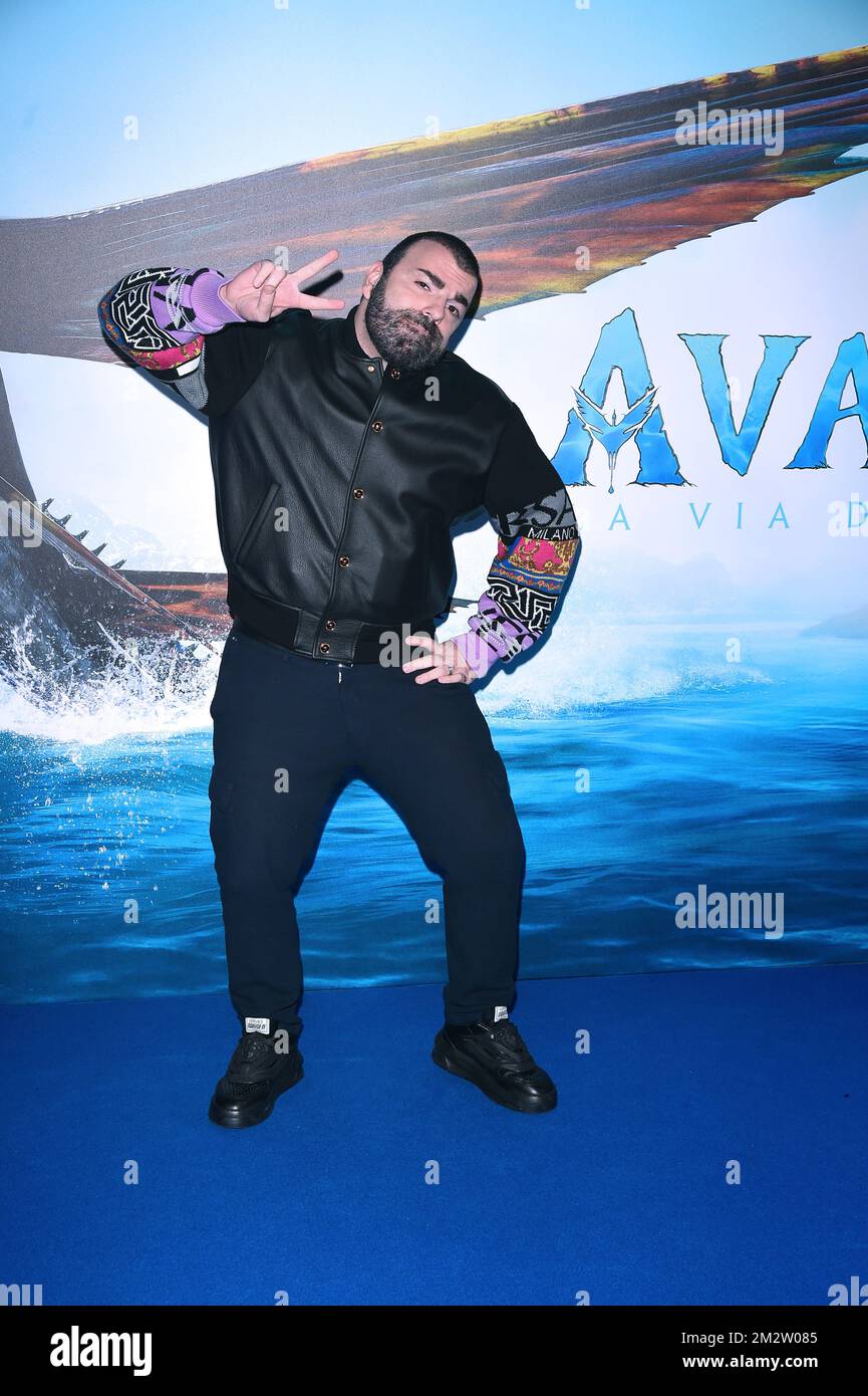 Milan, Italy. 14th Dec, 2022. Milan, preview of the film "Avatar - la ...