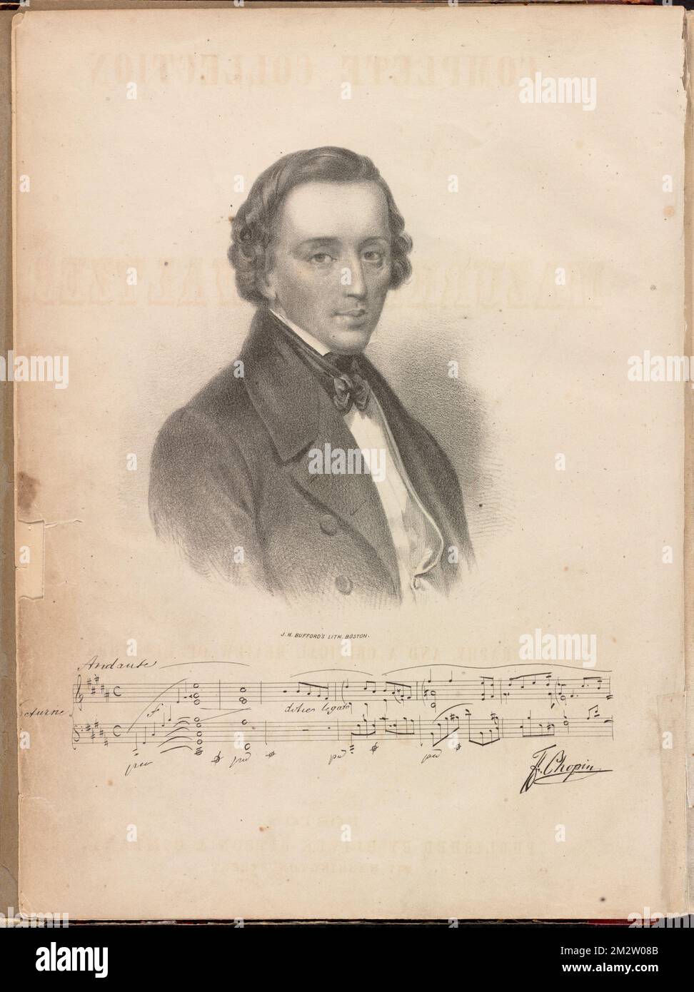 F. Chopin , Chopin, Frédéric, 1810-1849 Stock Photo - Alamy
