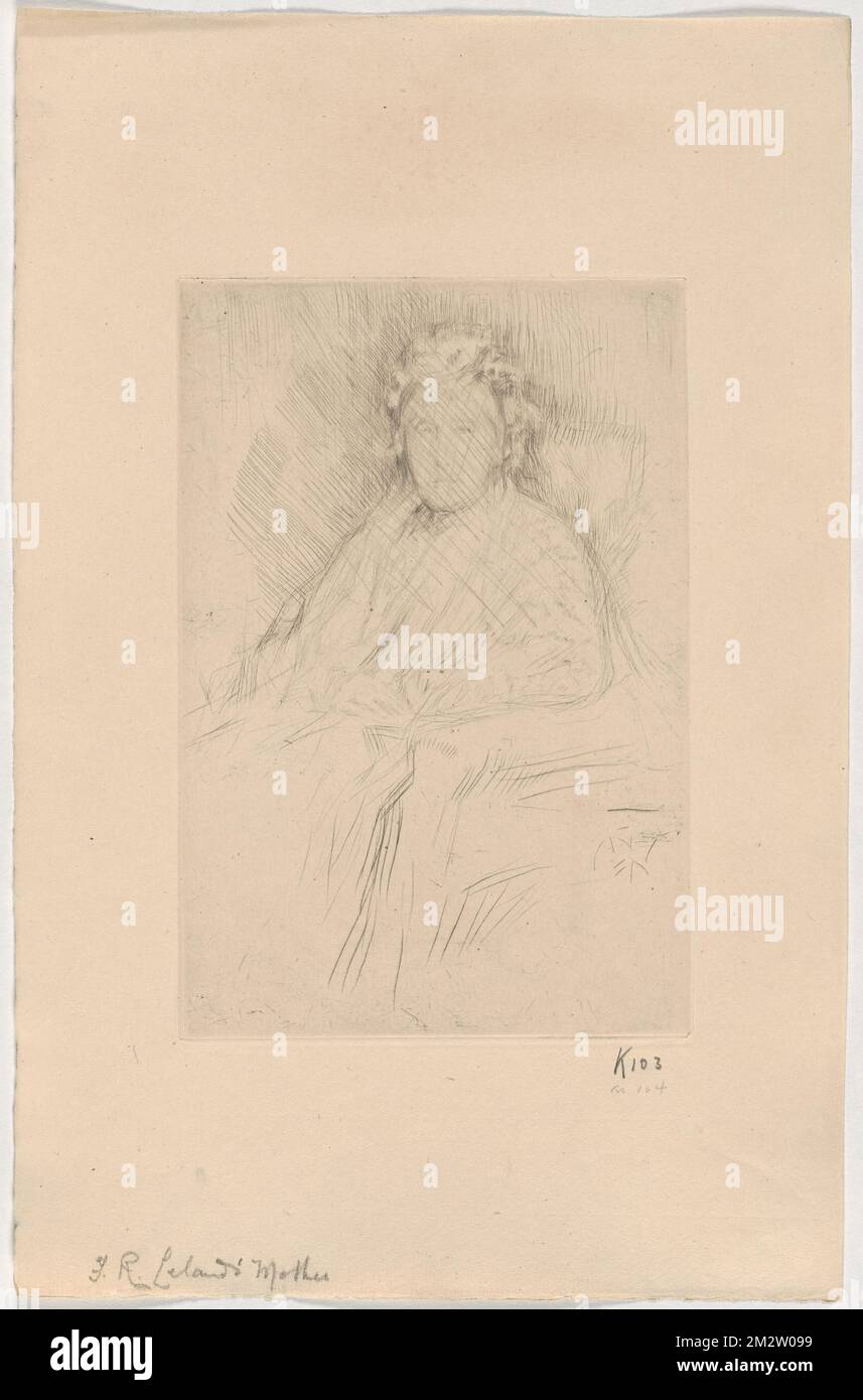 F. R. Leyland's mother , Mothers, Sitting. James McNeill Whistler (1834 ...