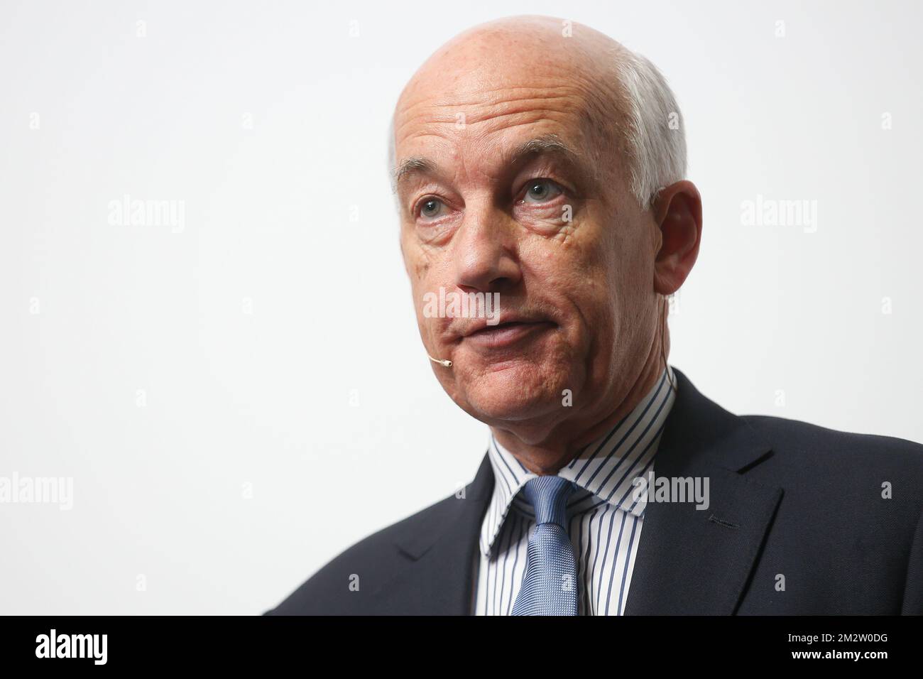 David Elleray pictured during a press conference on a new masterplan ...