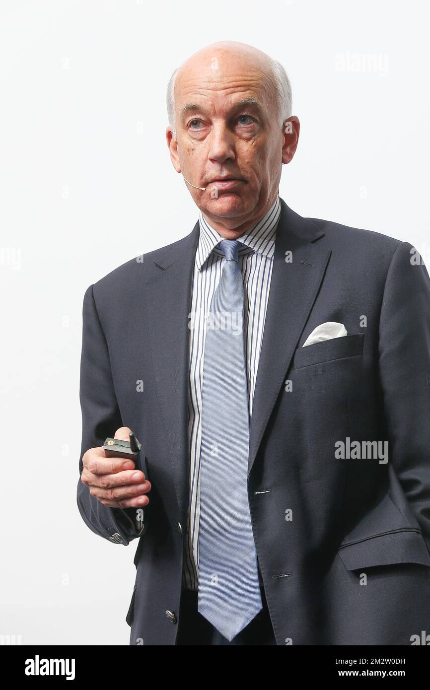 David Elleray pictured during a press conference on a new masterplan ...