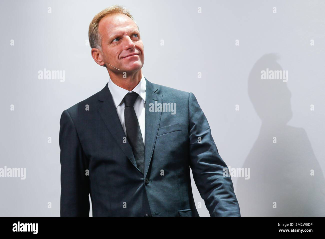KBVB URBSFA CEO Peter Bossaert pictured during a press conference on a ...