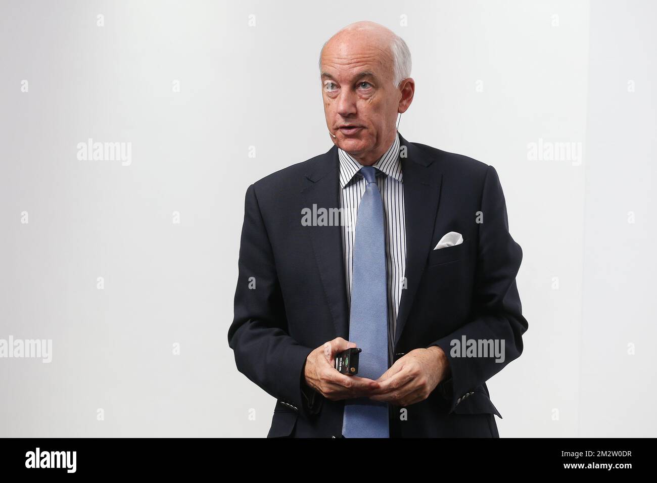 David Elleray pictured during a press conference on a new masterplan ...