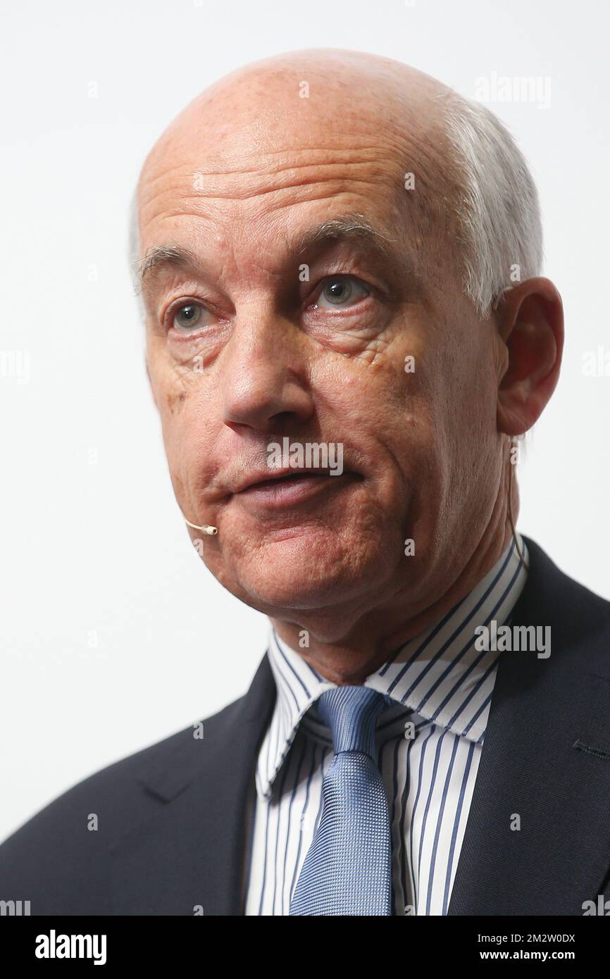 David Elleray pictured during a press conference on a new masterplan ...