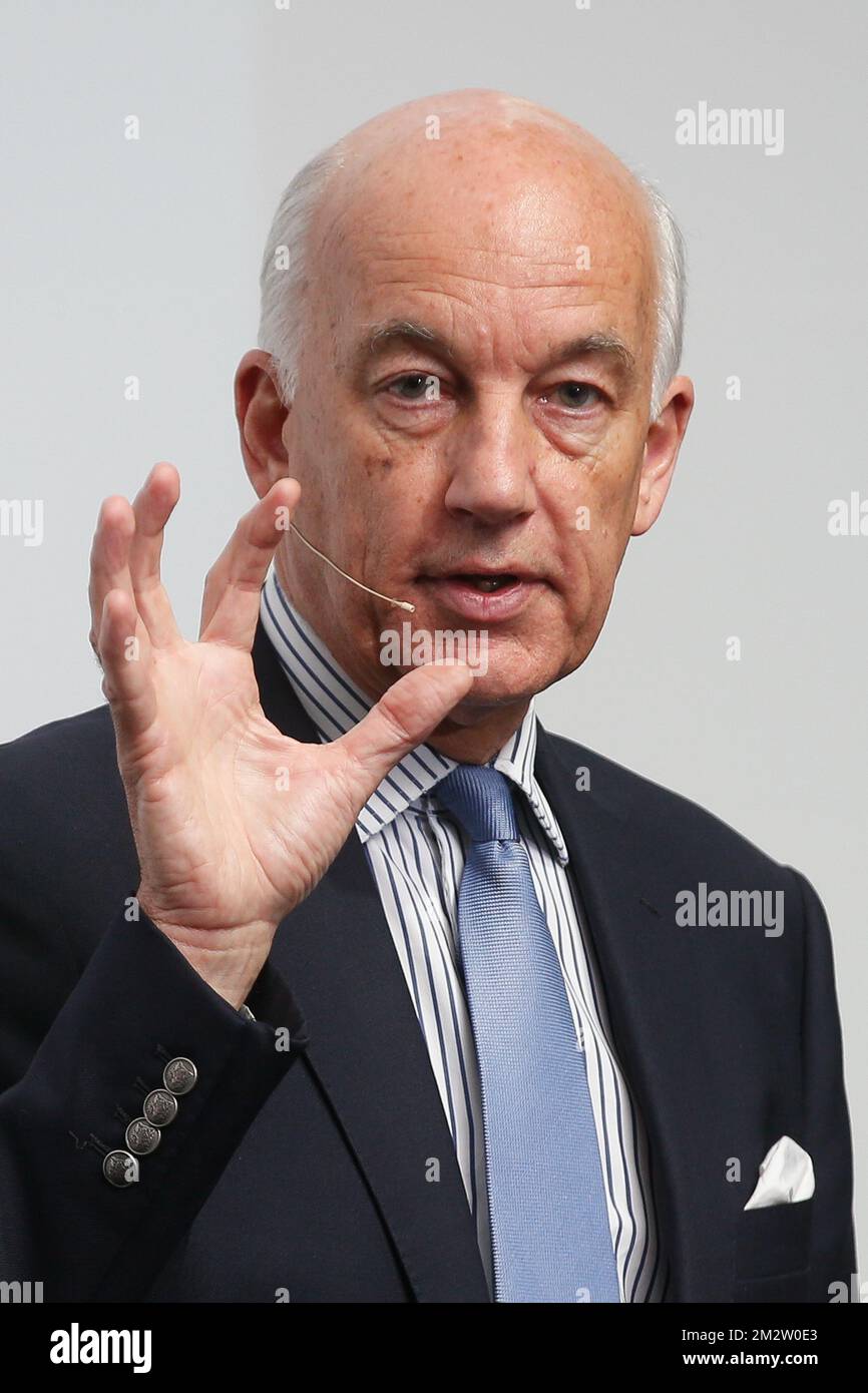 David Elleray pictured during a press conference on a new masterplan ...