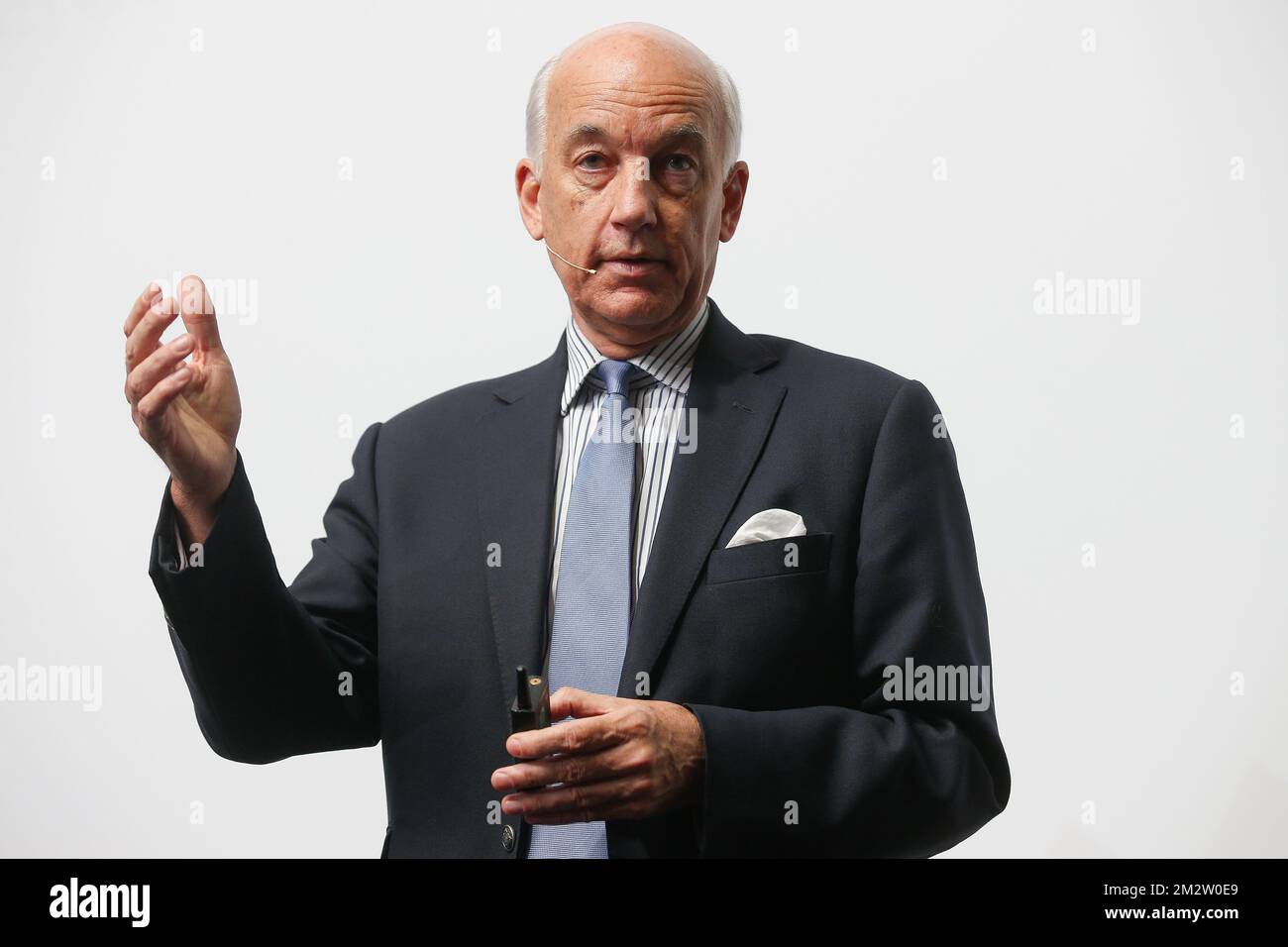 David Elleray pictured during a press conference on a new masterplan ...