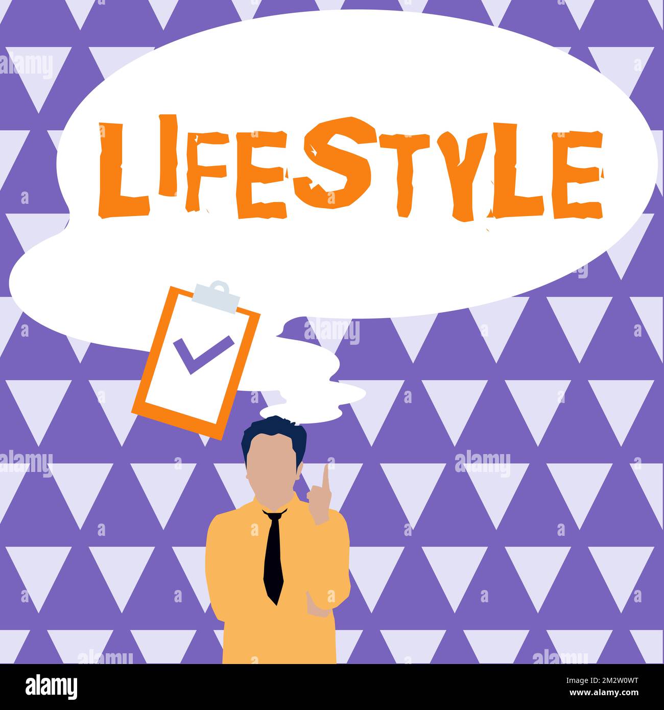 Hand writing sign Lifestyle. Conceptual photo the typical way of living ...