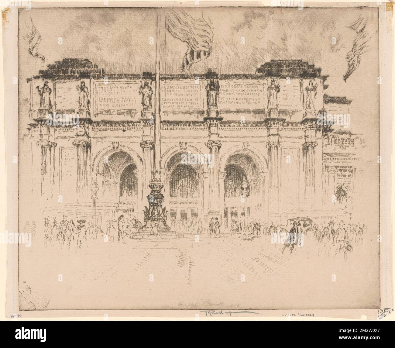 The façade : Union Station, Washington , Railroad stations, Flagpoles ...