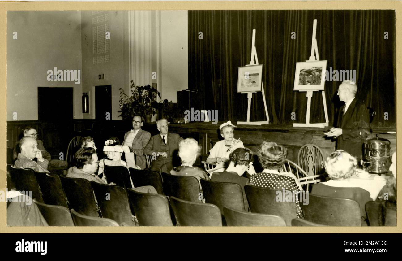 Faculty meeting , Meetings, Teachers, Auditoriums, Kupferman, Lawrence ...