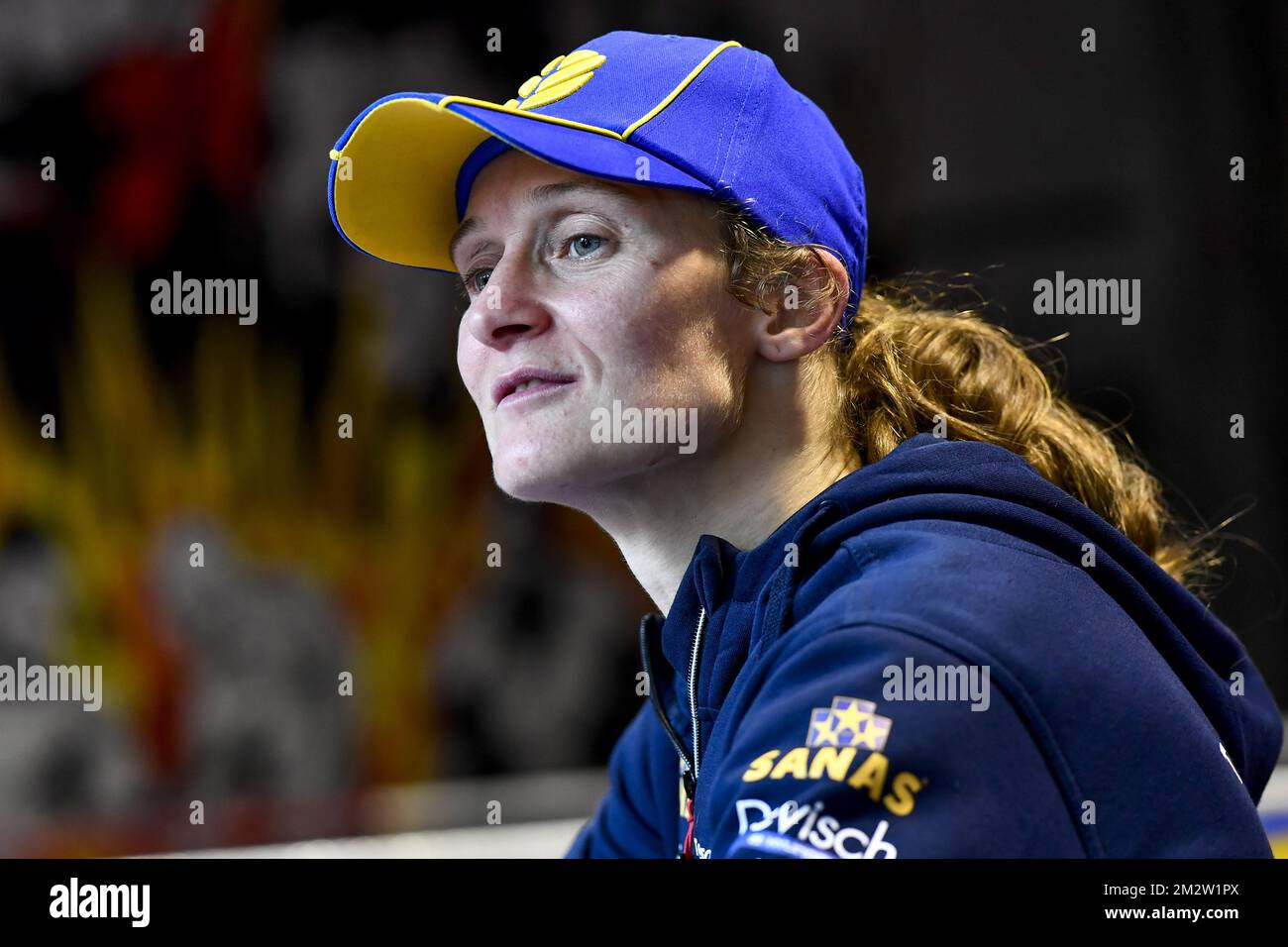 Belgian boxer Delfine Persoon pictured during a training session in ...
