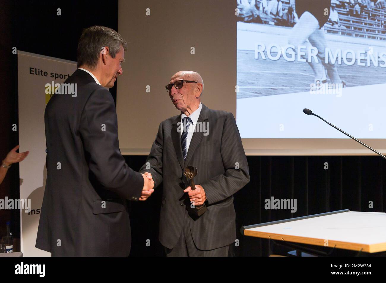 BOIC - COIB chairman Pierre-Olivier Beckers and Roger Moens pictured ...