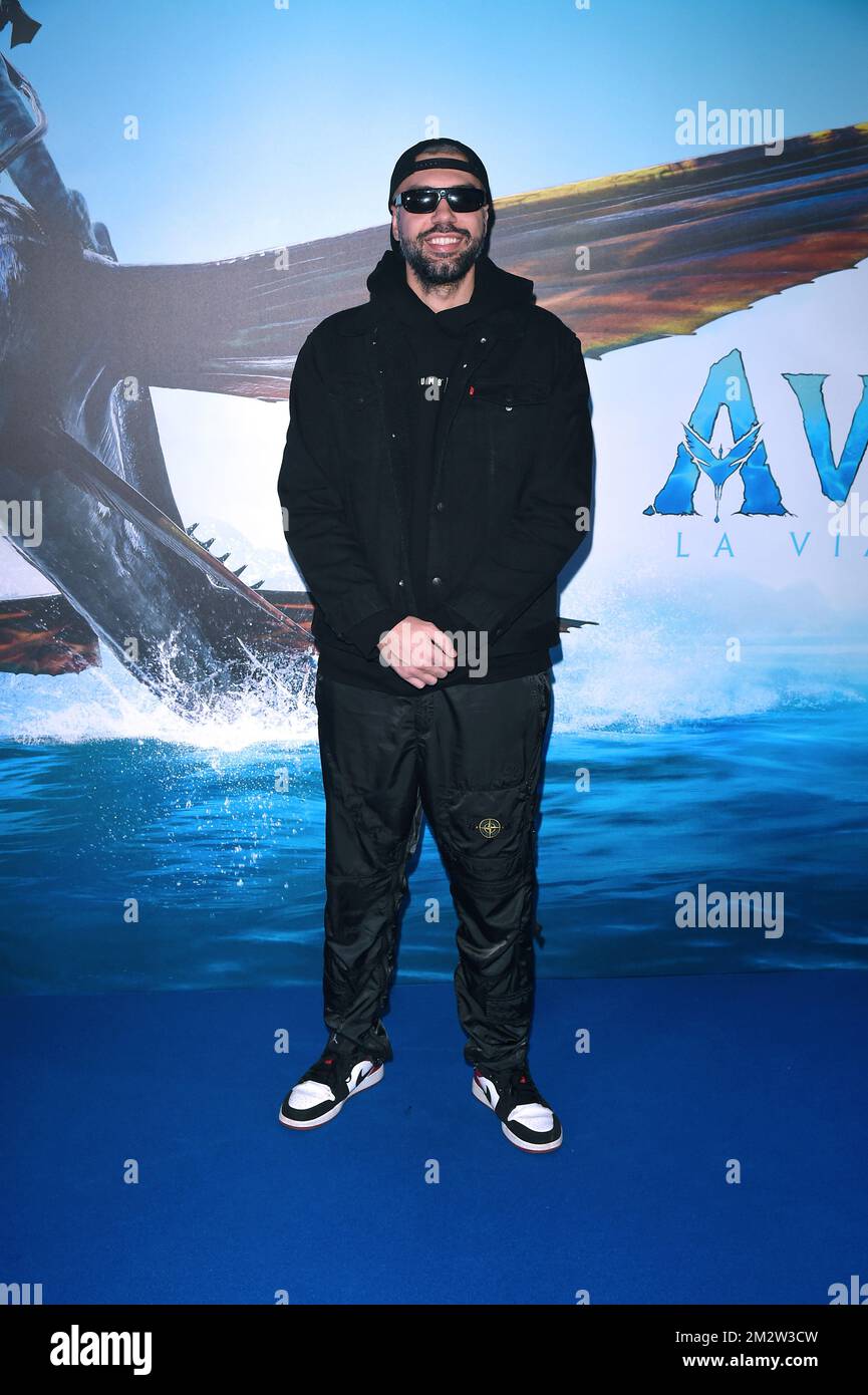 Milan, Italy. 14th Dec, 2022. Milan, preview of the film "Avatar - la ...