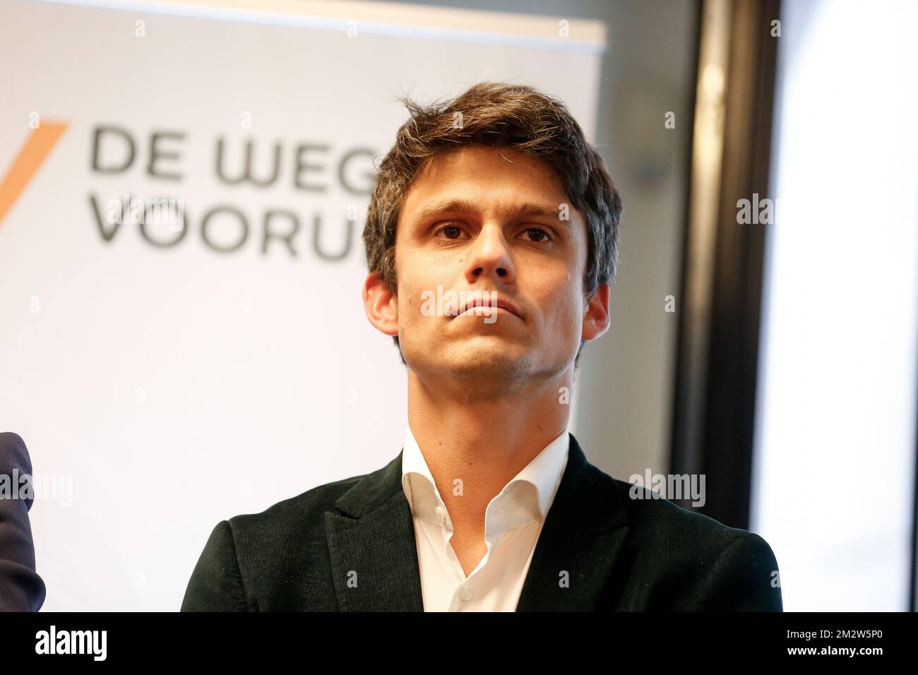 CD&V senator Benjamin Dalle pictured during a party bureau of Flemish ...