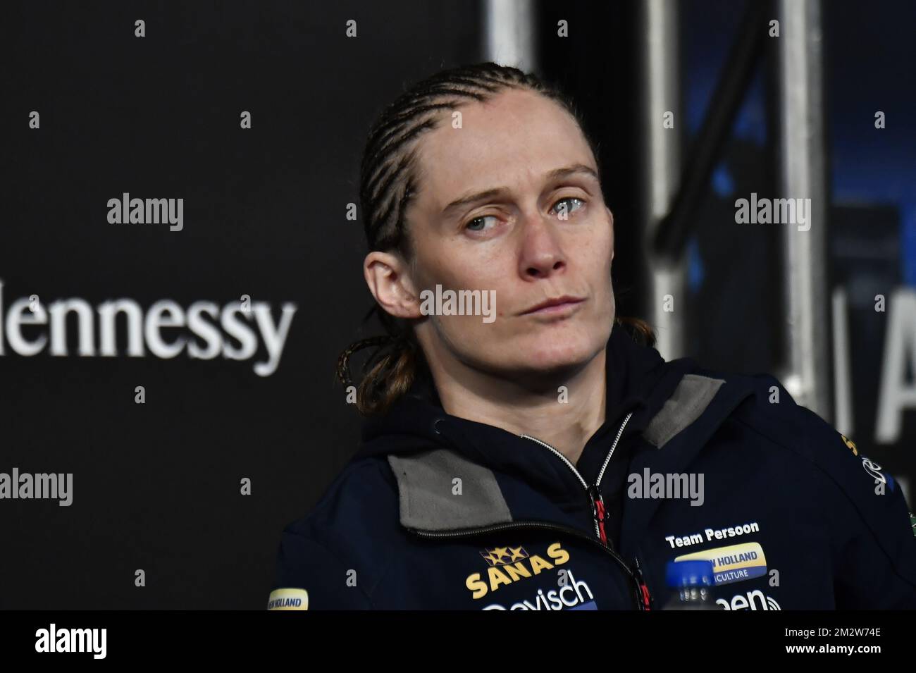 Belgian boxer Delfine Persoon pictured during a press conference in ...