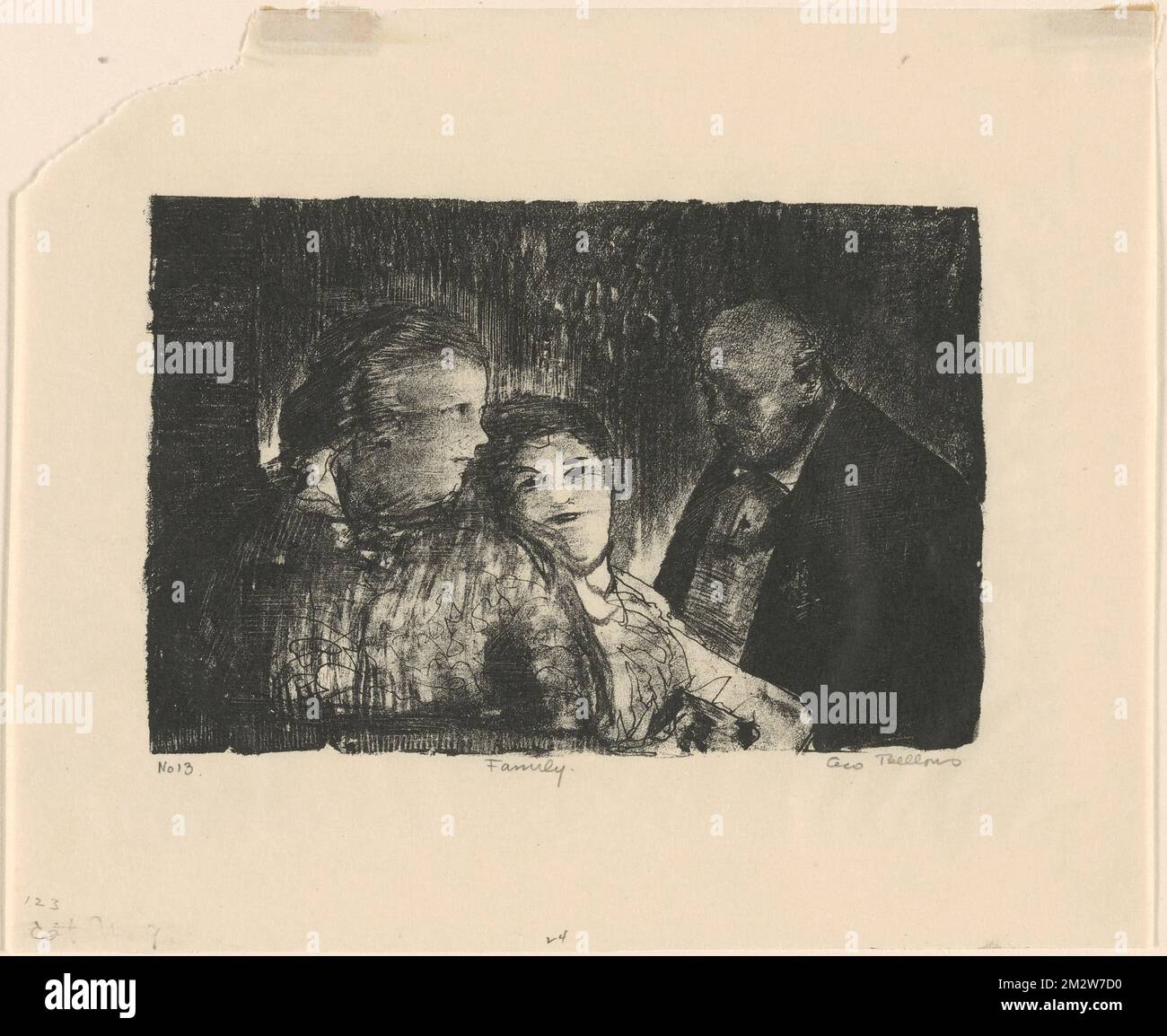 Family , Families. George Bellows (1882-1925). Prints and Drawings ...