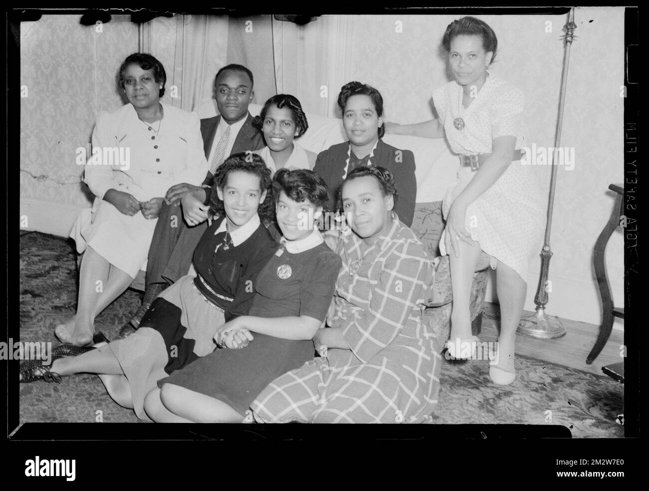 Family group (Ma, Hazel, Sue, June, etc.) ,. Jack Miller Collection ...
