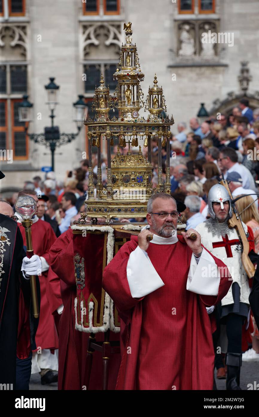 Illustration picture shows the Holy Blood Procession (Heilige ...